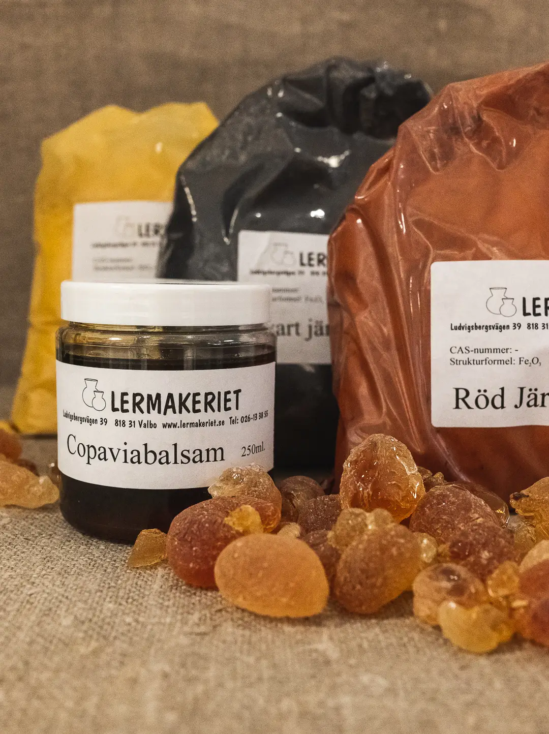 Kvalitetsråvaror för glasyr & keramik - Lermakeriet